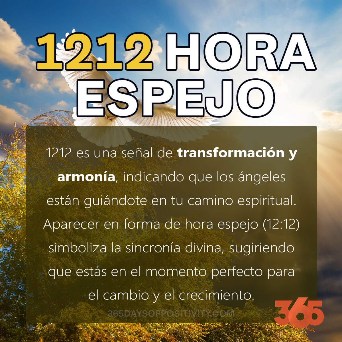Número angelical 1212 (hora espejo): significado espiritual y ...
