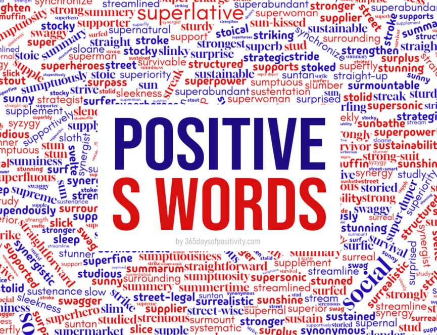 777 Positive Words That Start With S: From Silly to Smart