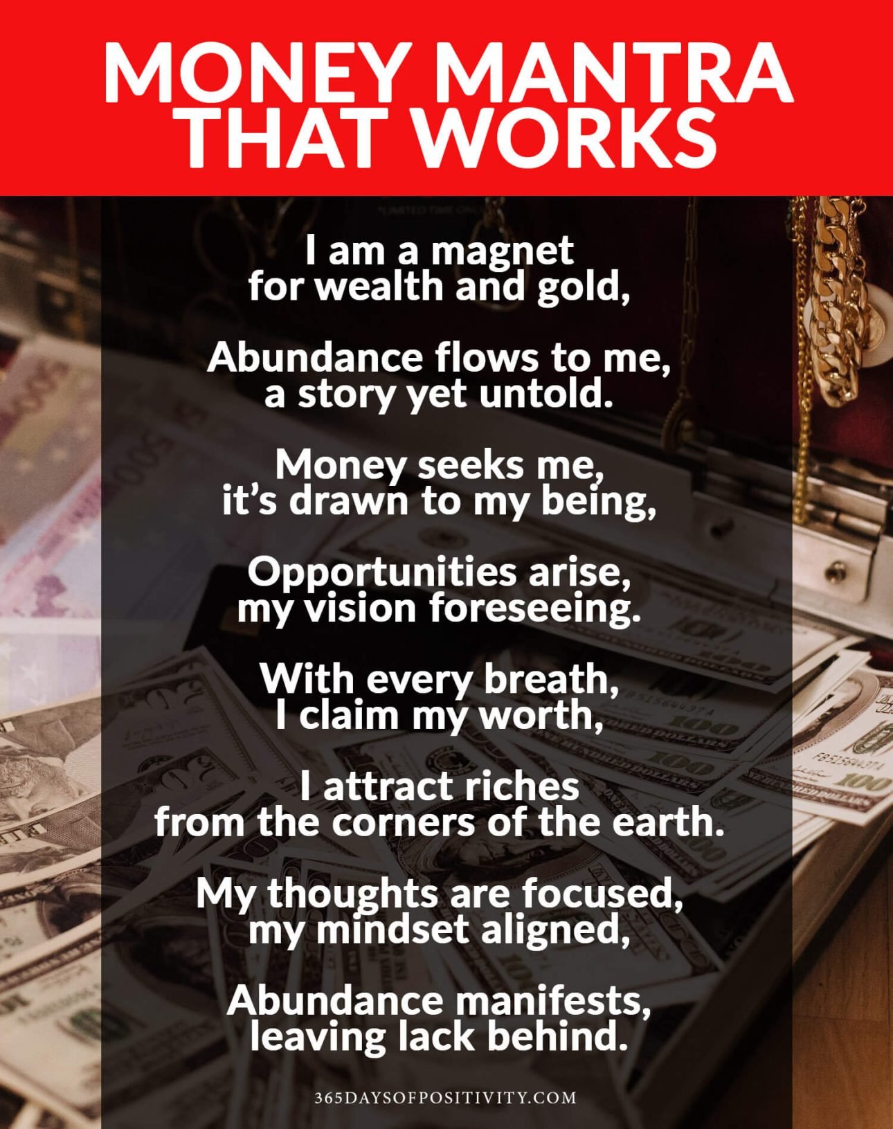 3 Money Mantras That Instantly Shift Your Money Mindset - 365 Days of ...